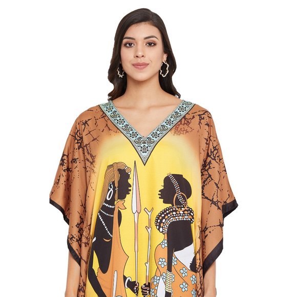 Gypsie Blu | Dresses | Gypsie Blu Maxi Vintage Dress V Neck Long Kaftan ...